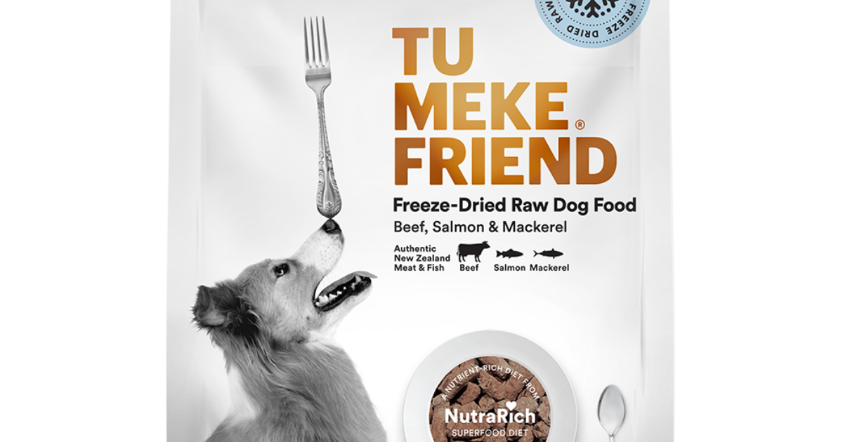 Freeze Dried Raw Dog Food - Beef, Salmon & Mackerel - Tu Meke Friend
